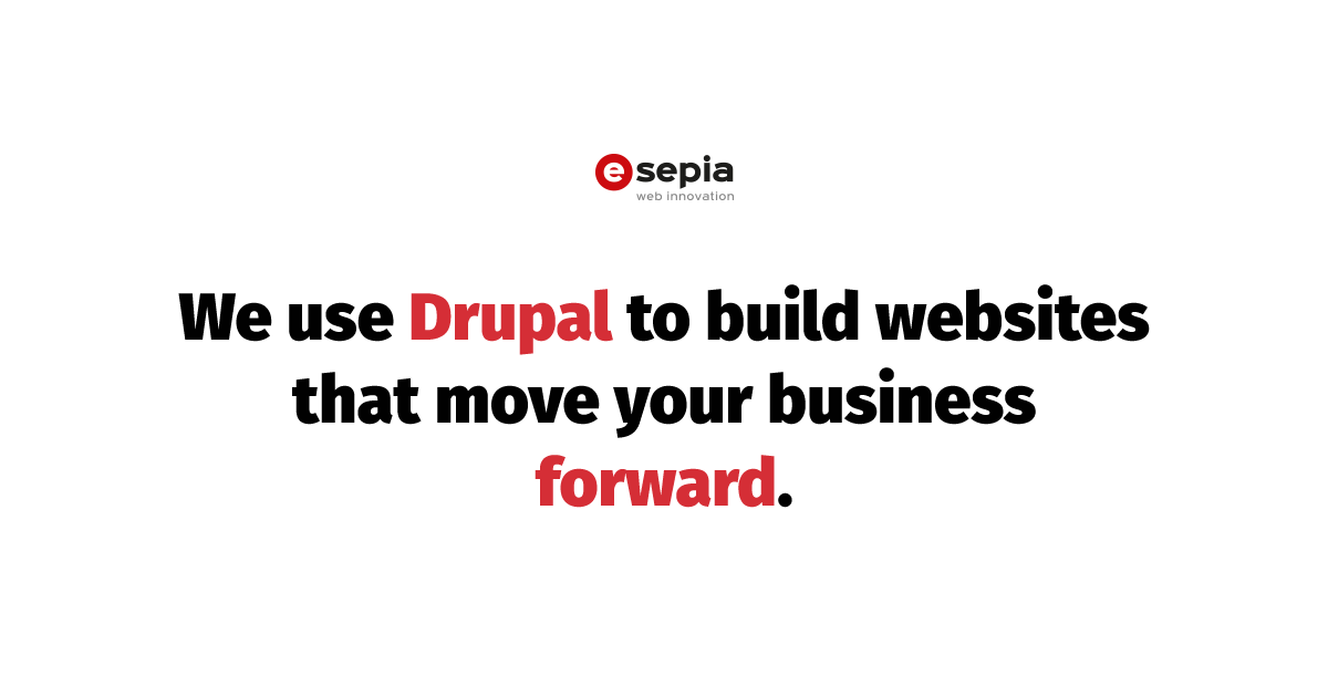 E-Sepia Web Innovation | Κατασκευή Ιστοσελίδων Drupal - Drupal Agency - Διαδικτυακές Εφαρμογές
